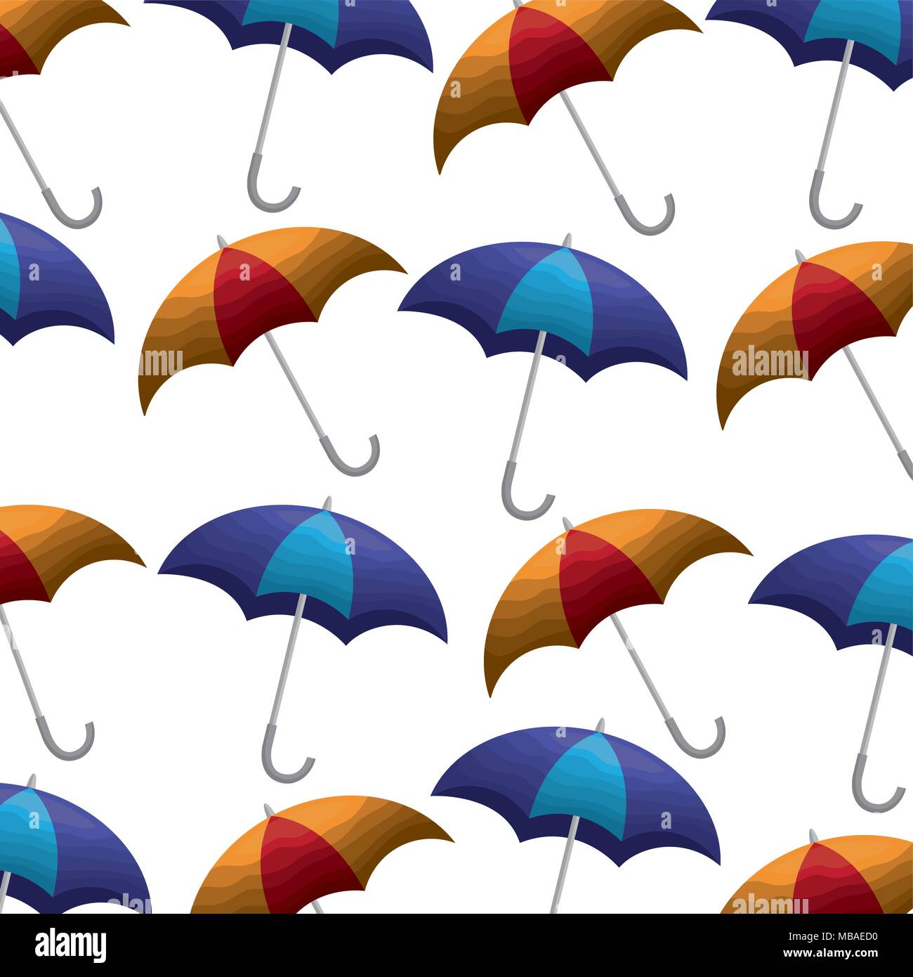 umbrellas open pattern background Stock Vector Image & Art - Alamy