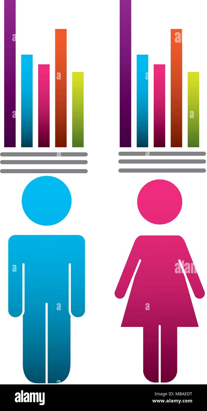 Chart bars percentage information people population hi-res stock ...