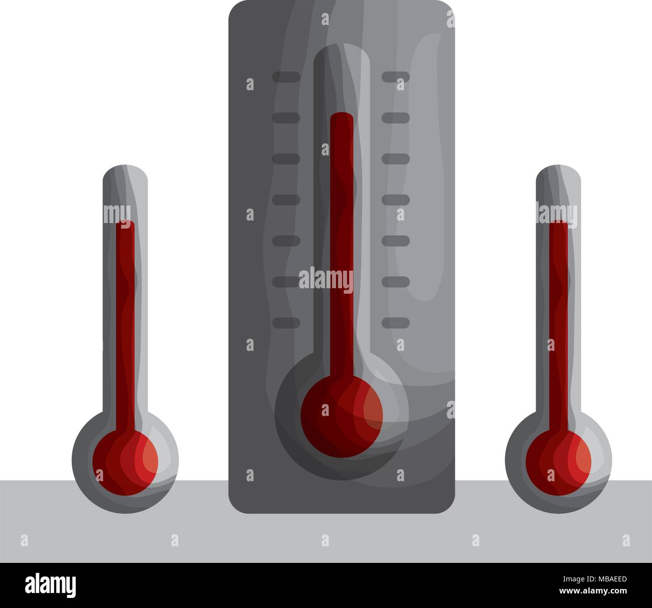 thermometers measure temperature icon Stock Vector Image & Art - Alamy