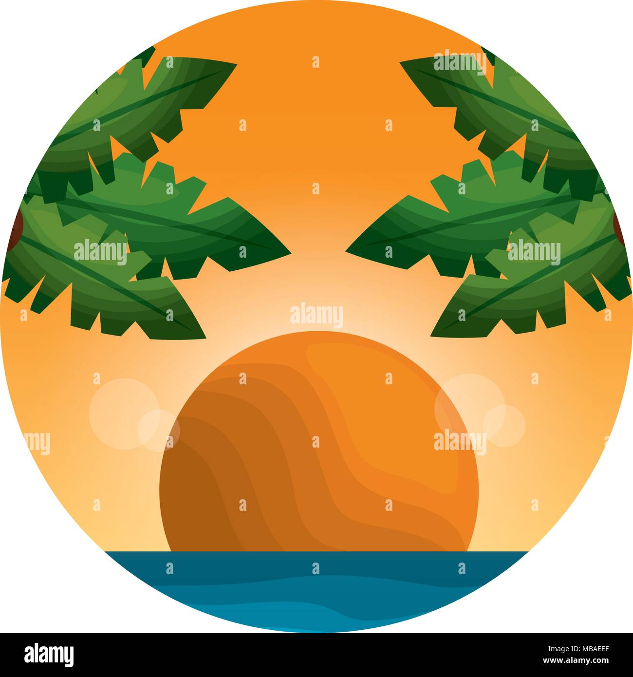 Beautiful seascape australia Stock Vector Images - Alamy