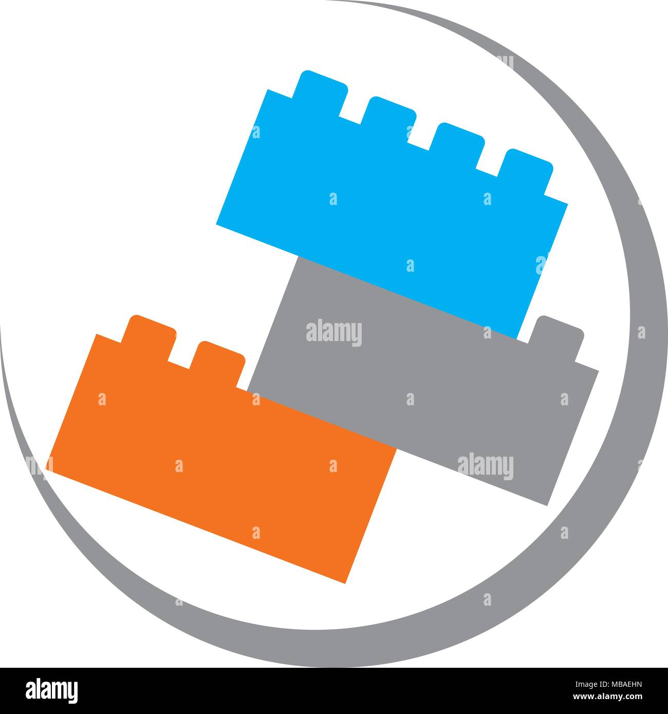 Lego Brick Side View Template