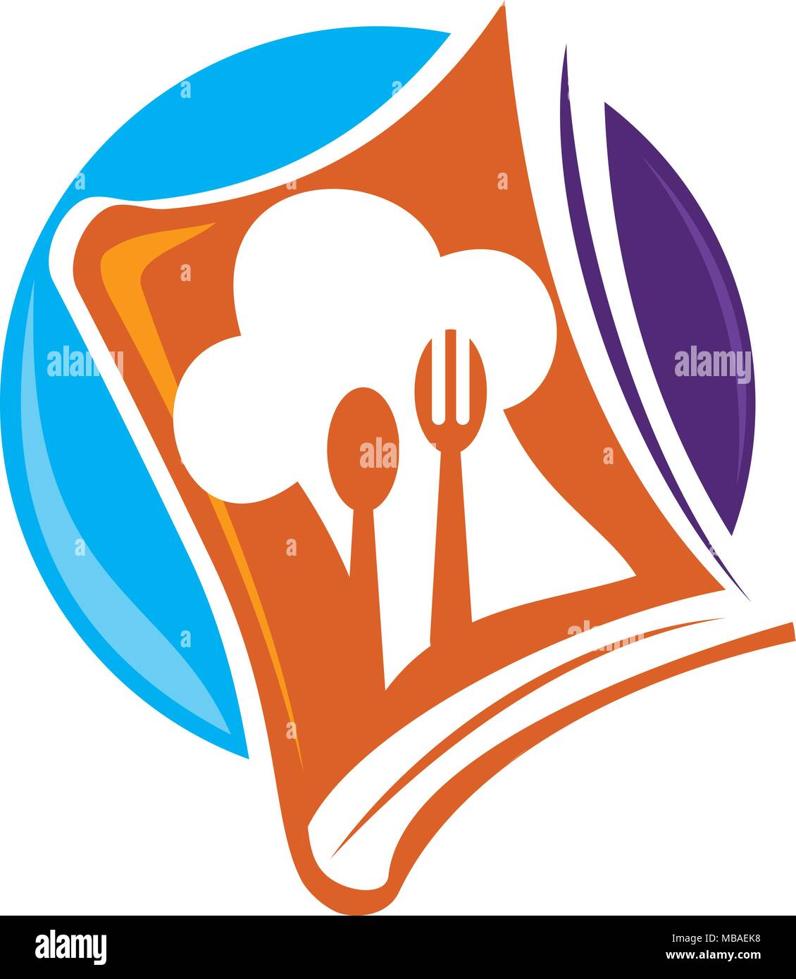 Cooking Book Logo Design Template Vector Stock Vector Image & Art - Alamy