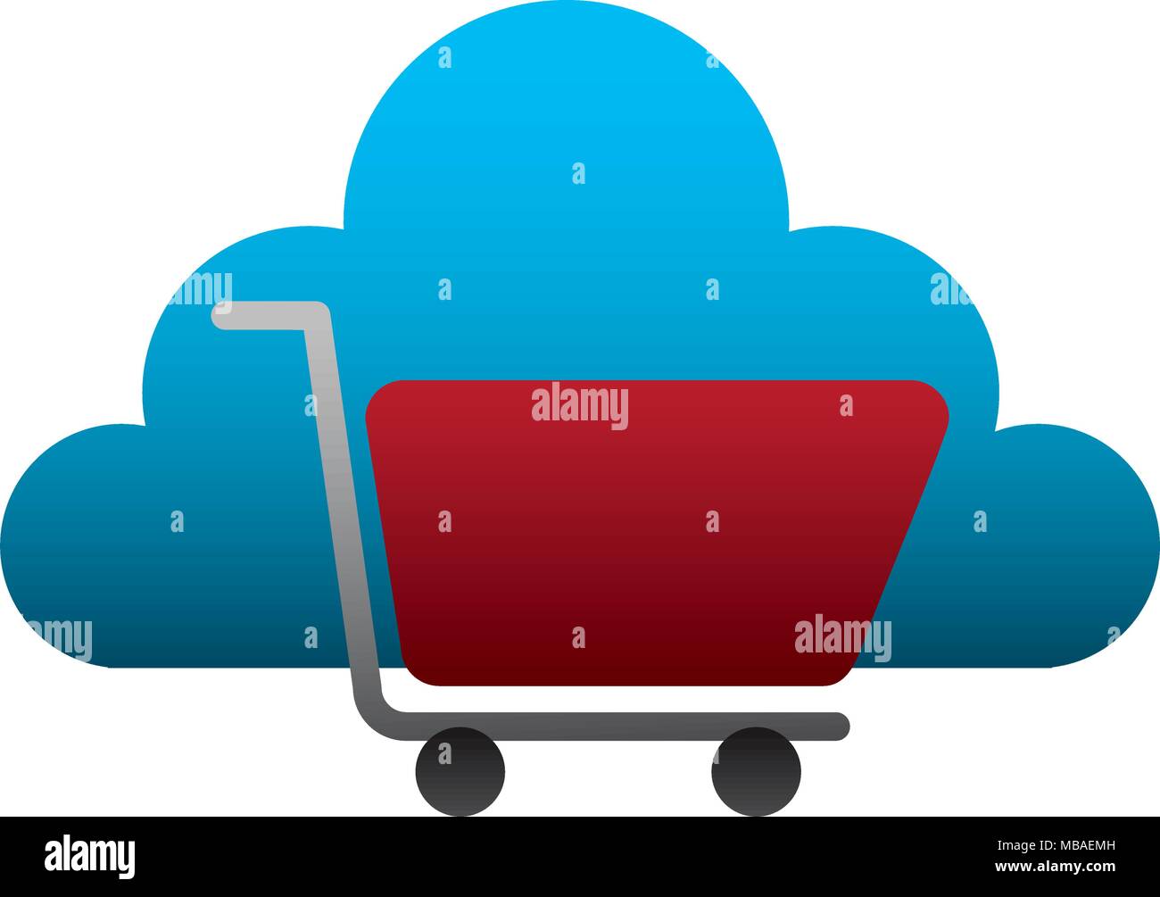 Cloud storage shopping cart hi-res stock photography and images - Alamy