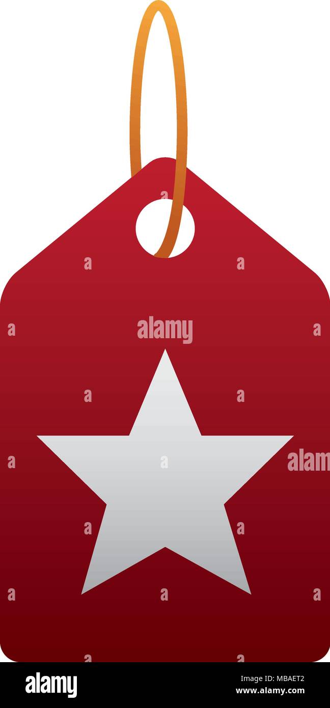 market tag with star Stock Vector Image & Art - Alamy