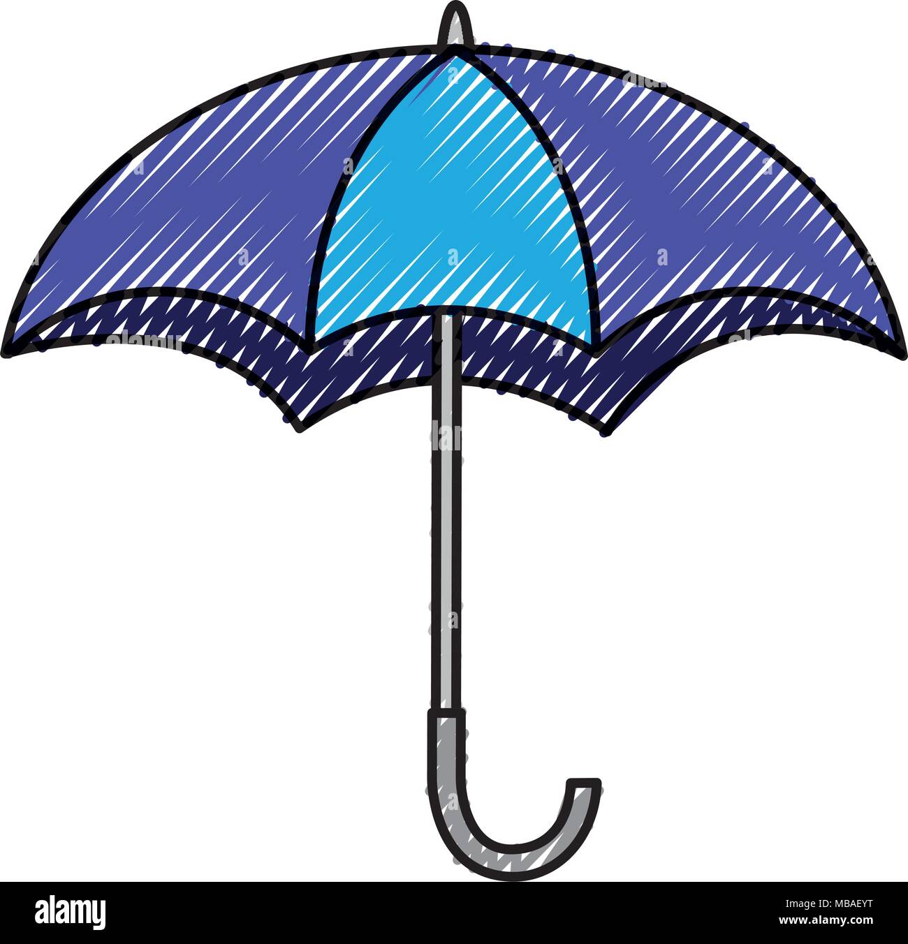 umbrella open isolated icon Stock Vector Image & Art - Alamy