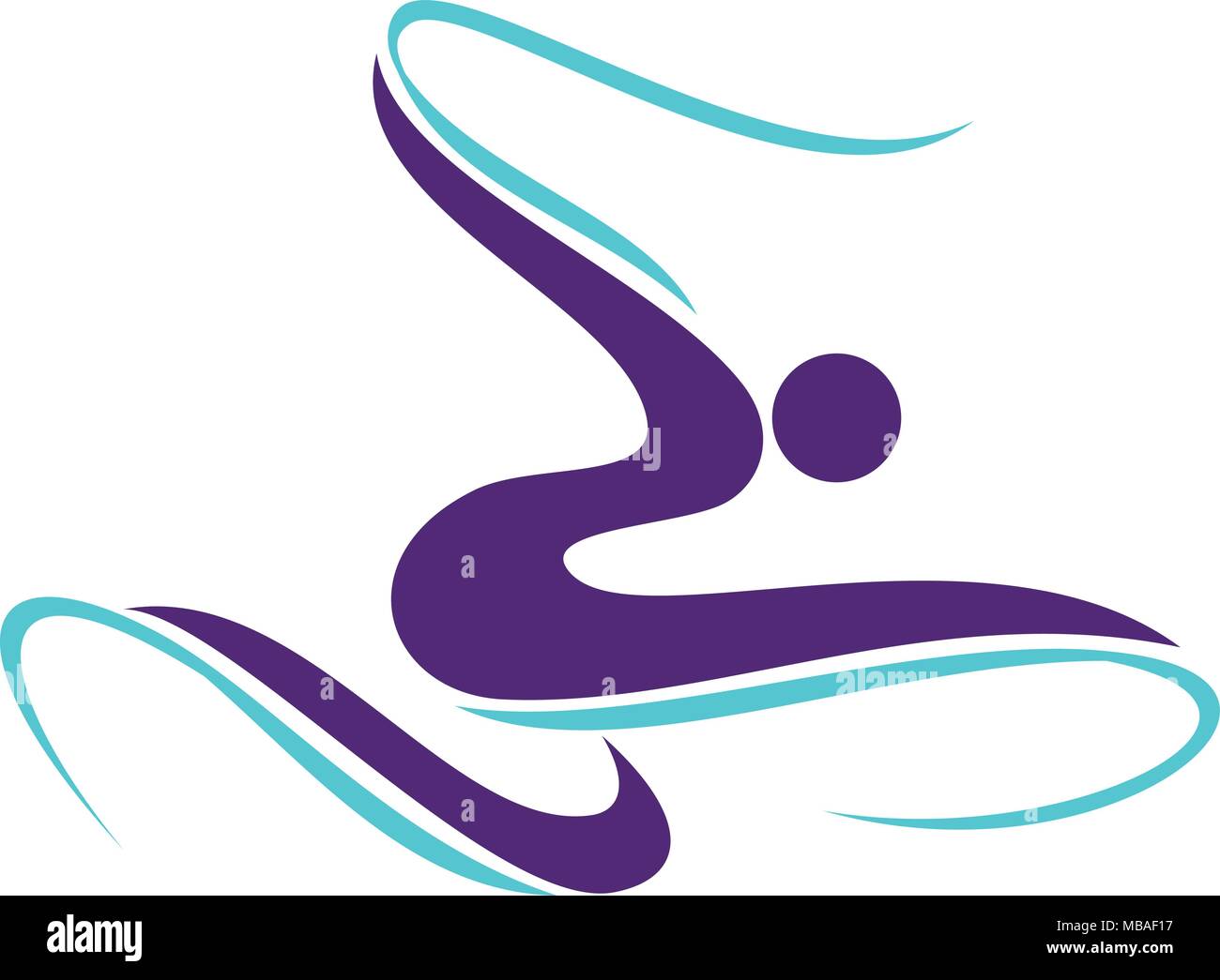 Dance Movement Logo Design Template Vector Stock Vector Image & Art - Alamy