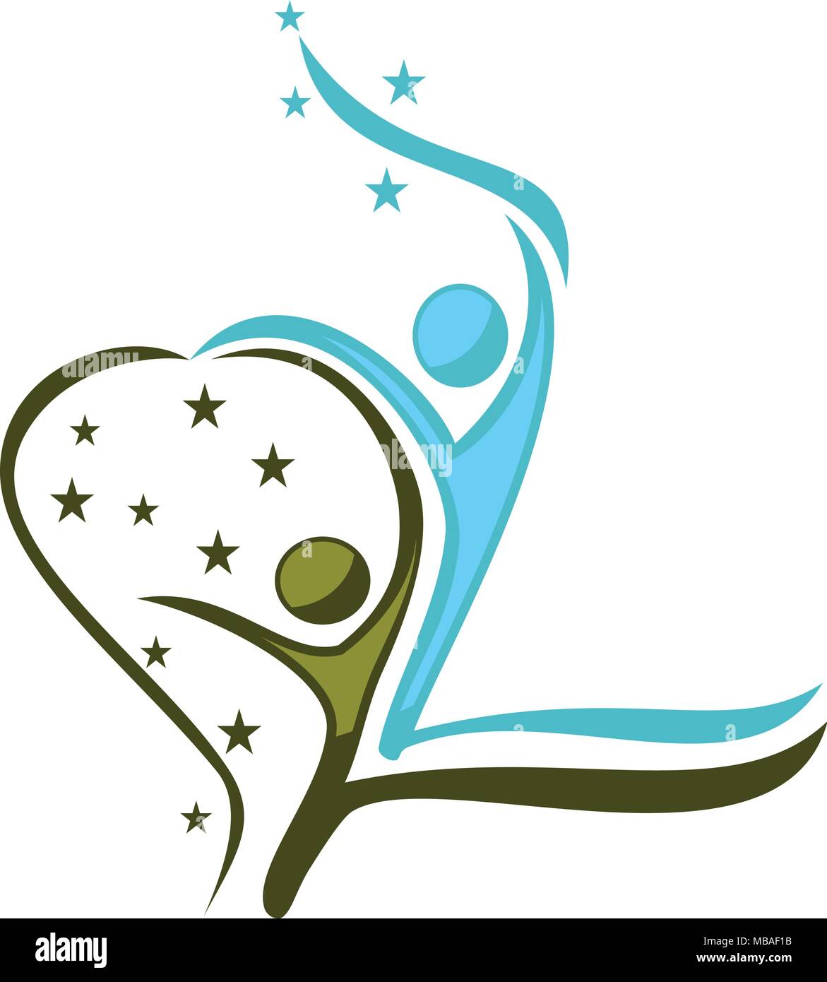 Dance Movement Logo Design Template Vector Stock Vector Image & Art - Alamy