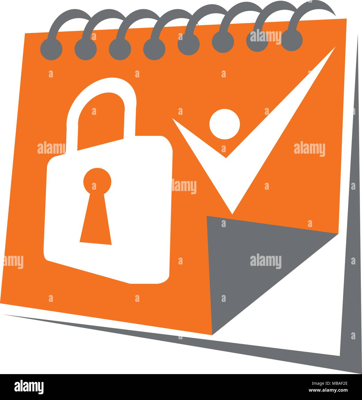 Date Lock Solution Stock Vector Image & Art - Alamy