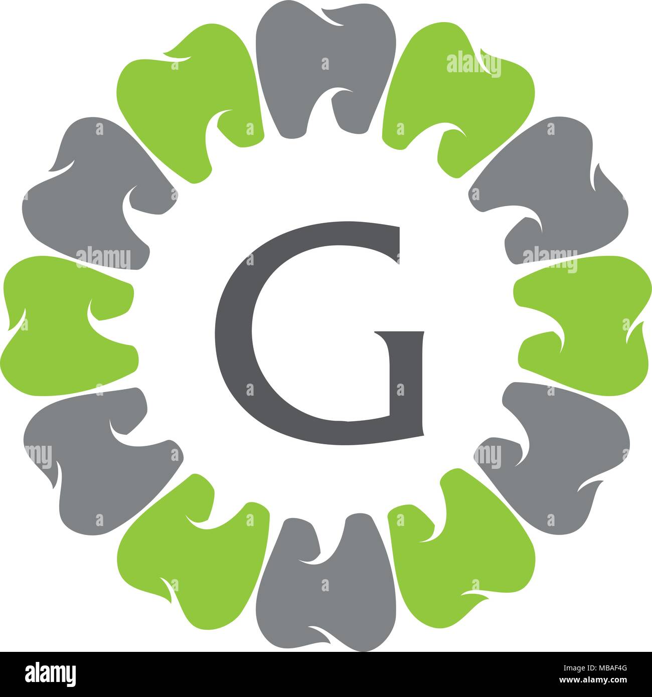 G dental logo hi-res stock photography and images - Alamy