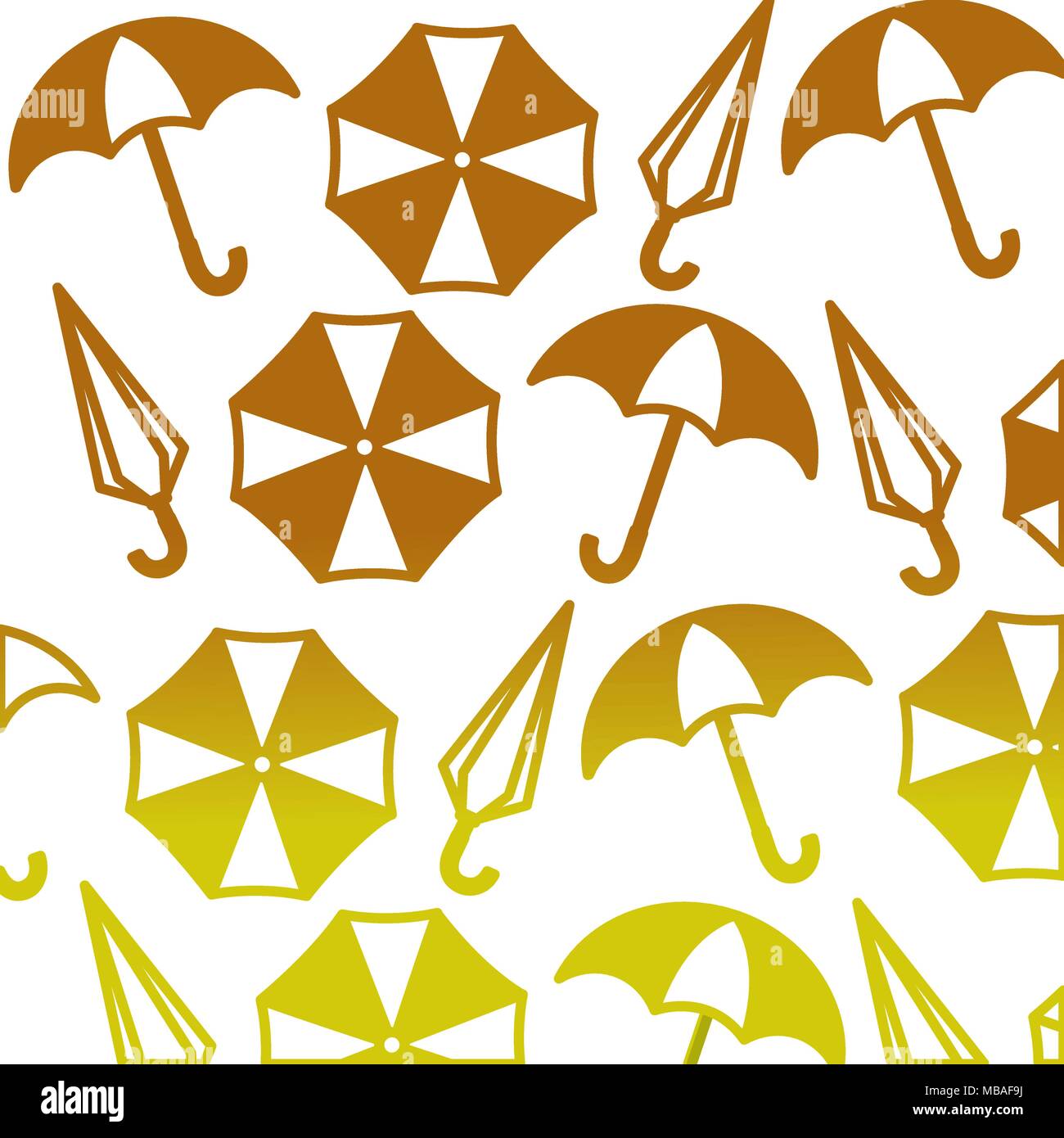 Sun umbrellas as rain umbrellas Stock Vector Images - Alamy