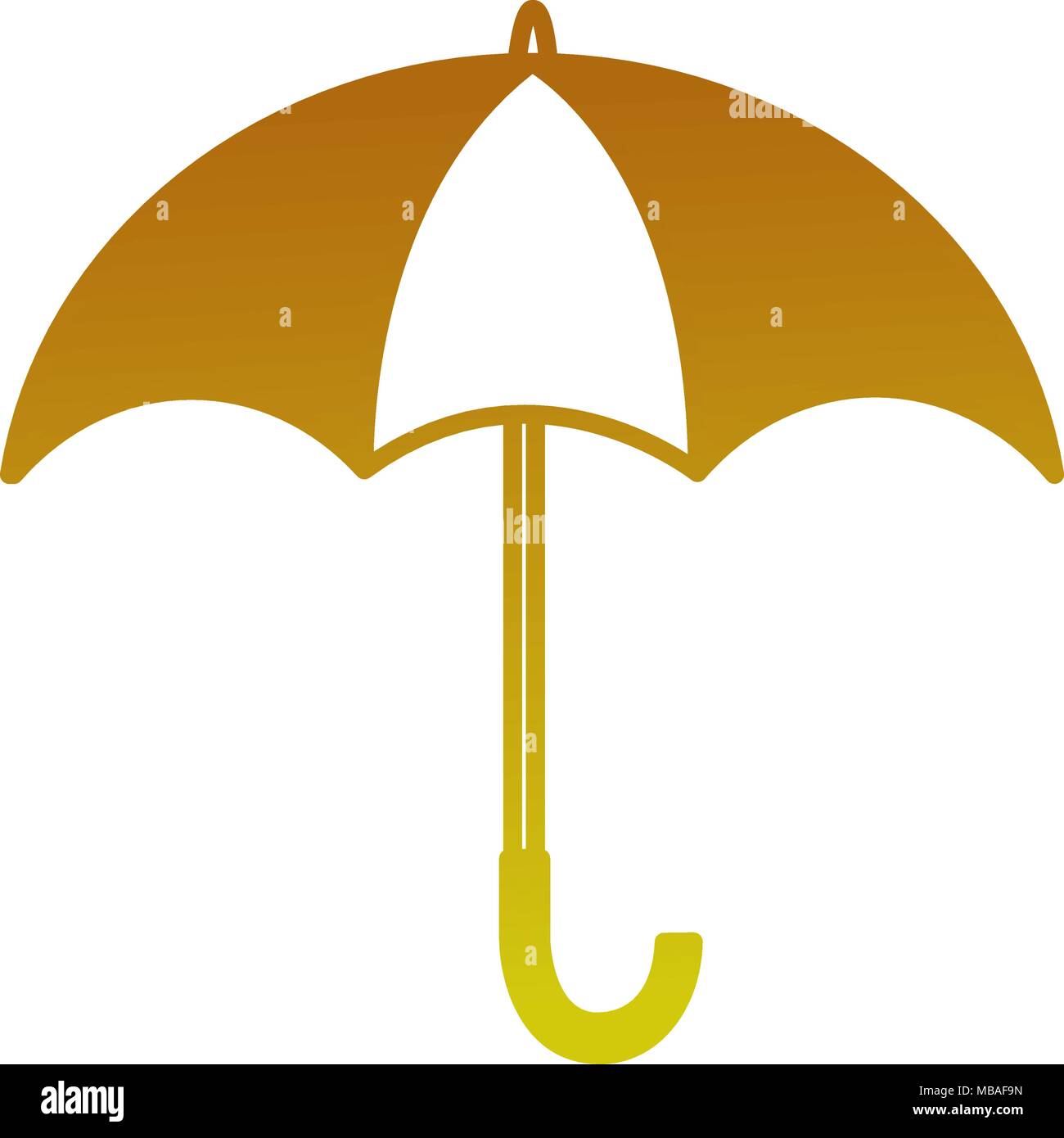 umbrella open isolated icon Stock Vector Image & Art - Alamy