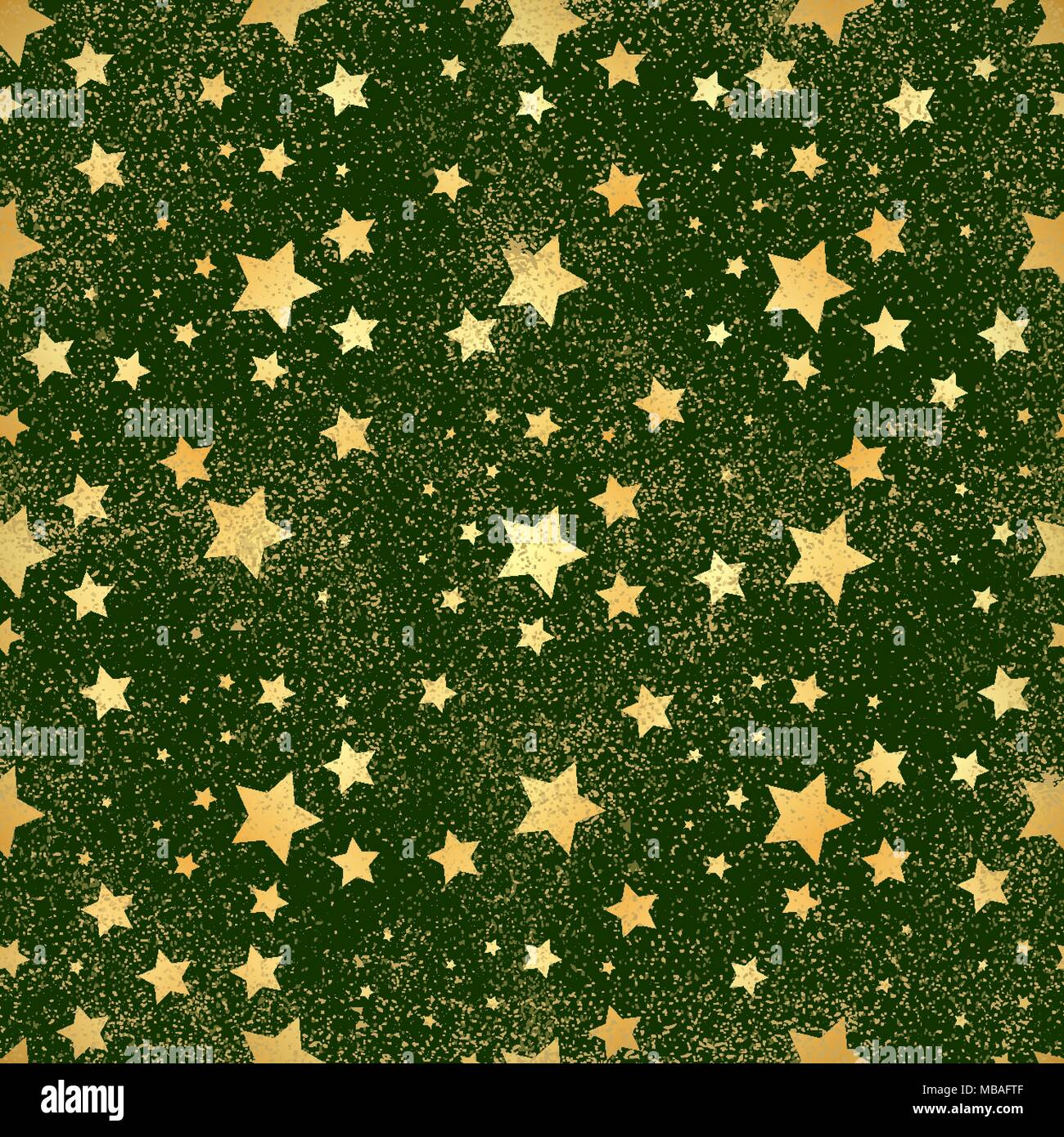 Gold star seamless pattern. Abstract green modern seamless pattern with ... Gold star seamless pattern. Abstract green modern seamless pattern with ...