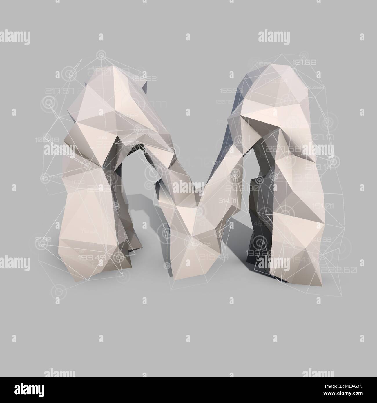 Big letter m hi-res stock photography and images - Alamy