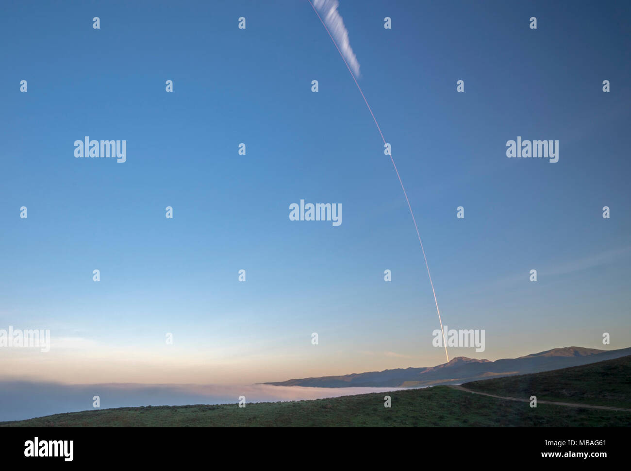 Spacex Iridium-5 mission from Space Launch Complex 4E (SLC-4E Stock ...