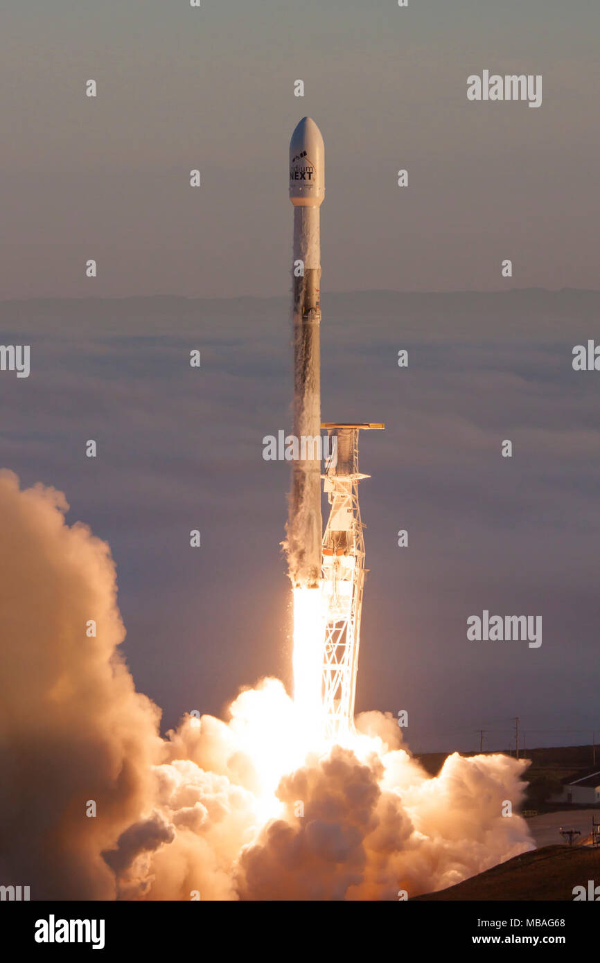 Spacex Iridium-5 mission from Space Launch Complex 4E (SLC-4E Stock ...