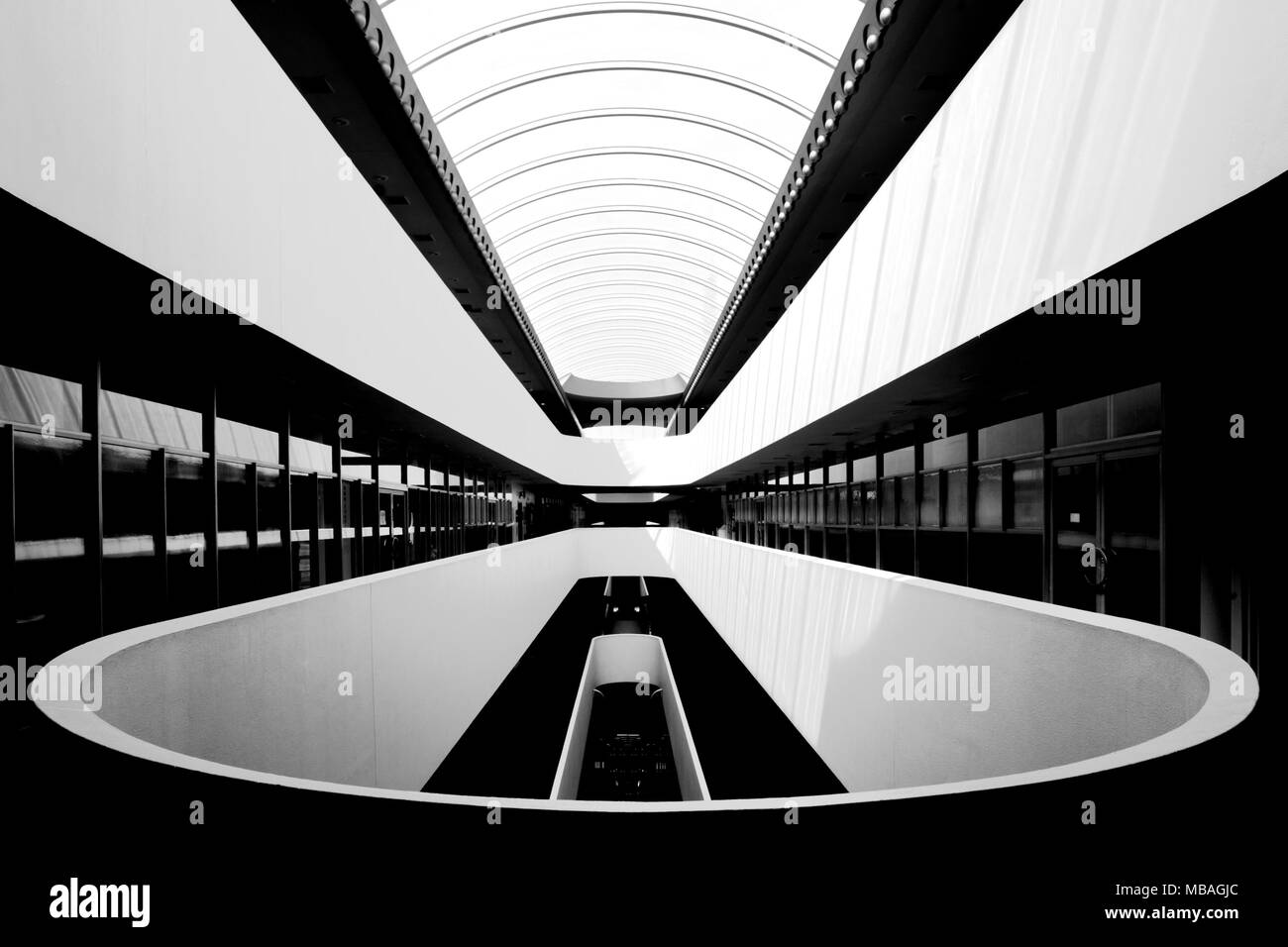 Marin County Civic Center, designed by Frank Lloyd Wright, shot in ...