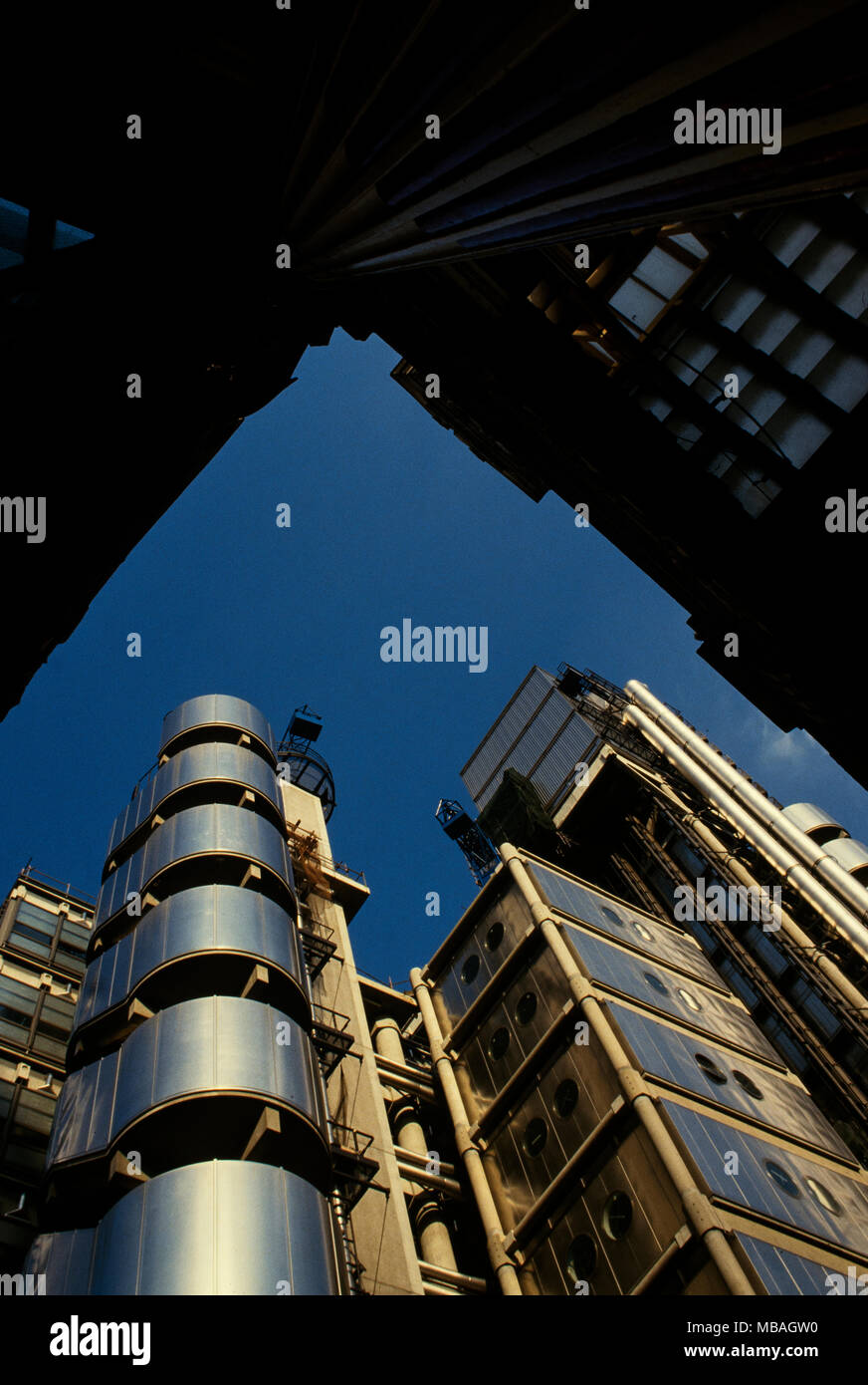 Lloyds Insurance Building in the City of London, London England. 2000 ...