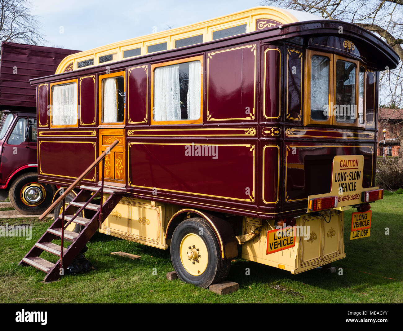 Traditional Showman’s Living Wagons, Carters Steam Fair, Prospect Park ...