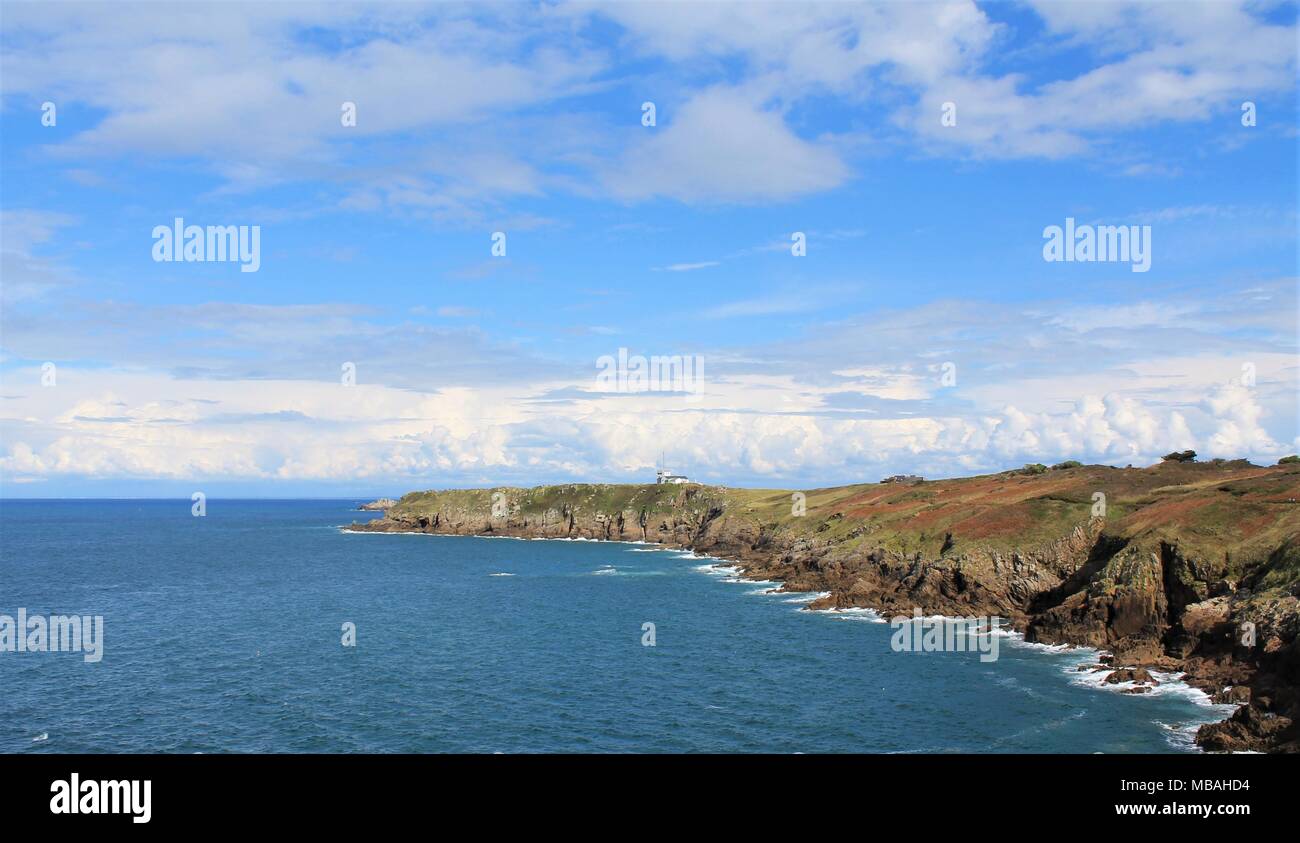 Pointe du Grouin landscape in Cancale, Brittany, France Stock Photo - Alamy