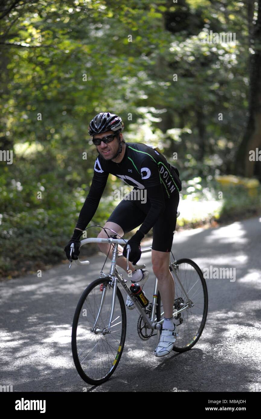 Group of cyclists on endurance road race Stock Photo - Alamy