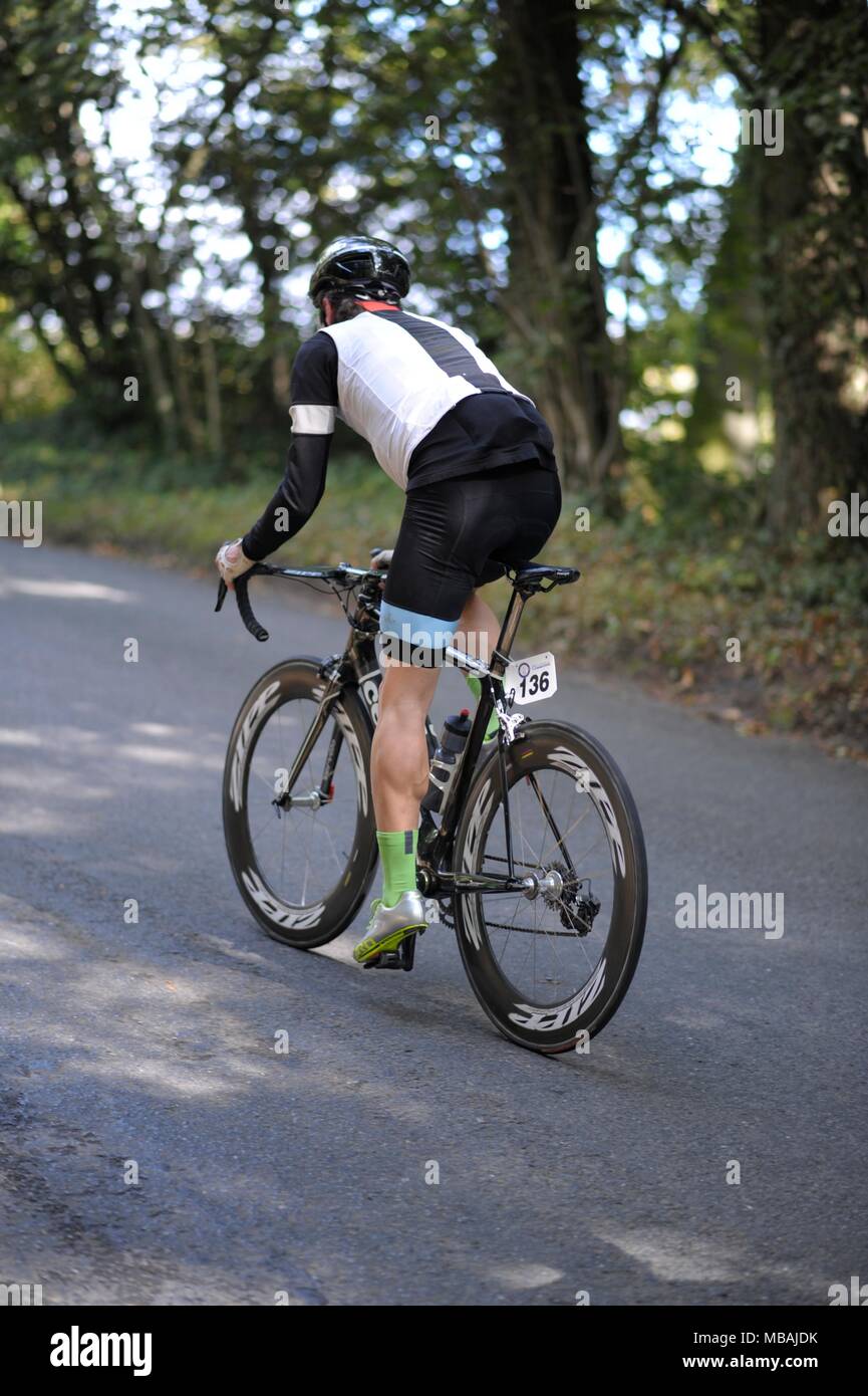 Group of cyclists on endurance road race Stock Photo - Alamy