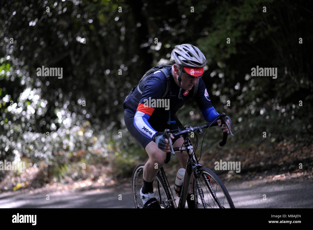 Group of cyclists on endurance road race Stock Photo - Alamy