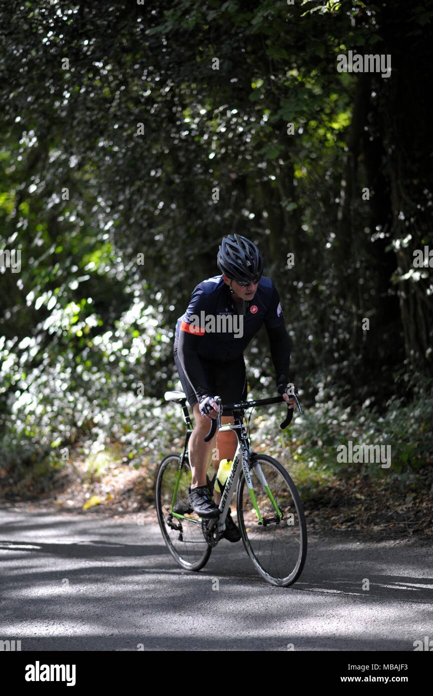 Group of cyclists on endurance road race Stock Photo - Alamy