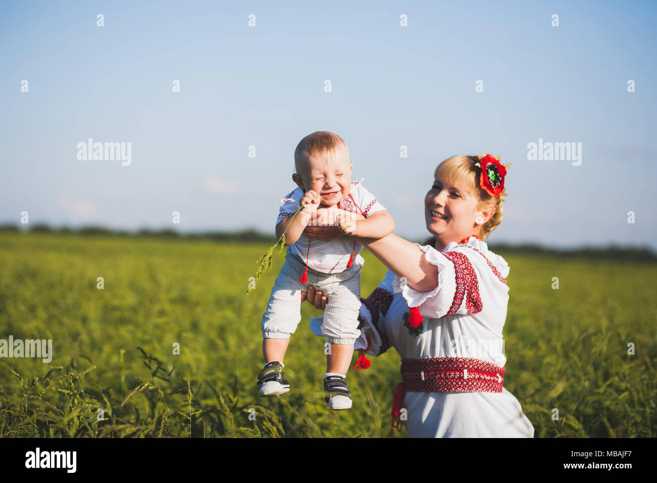Ukrainian mother daughter hi-res stock photography and images - Alamy