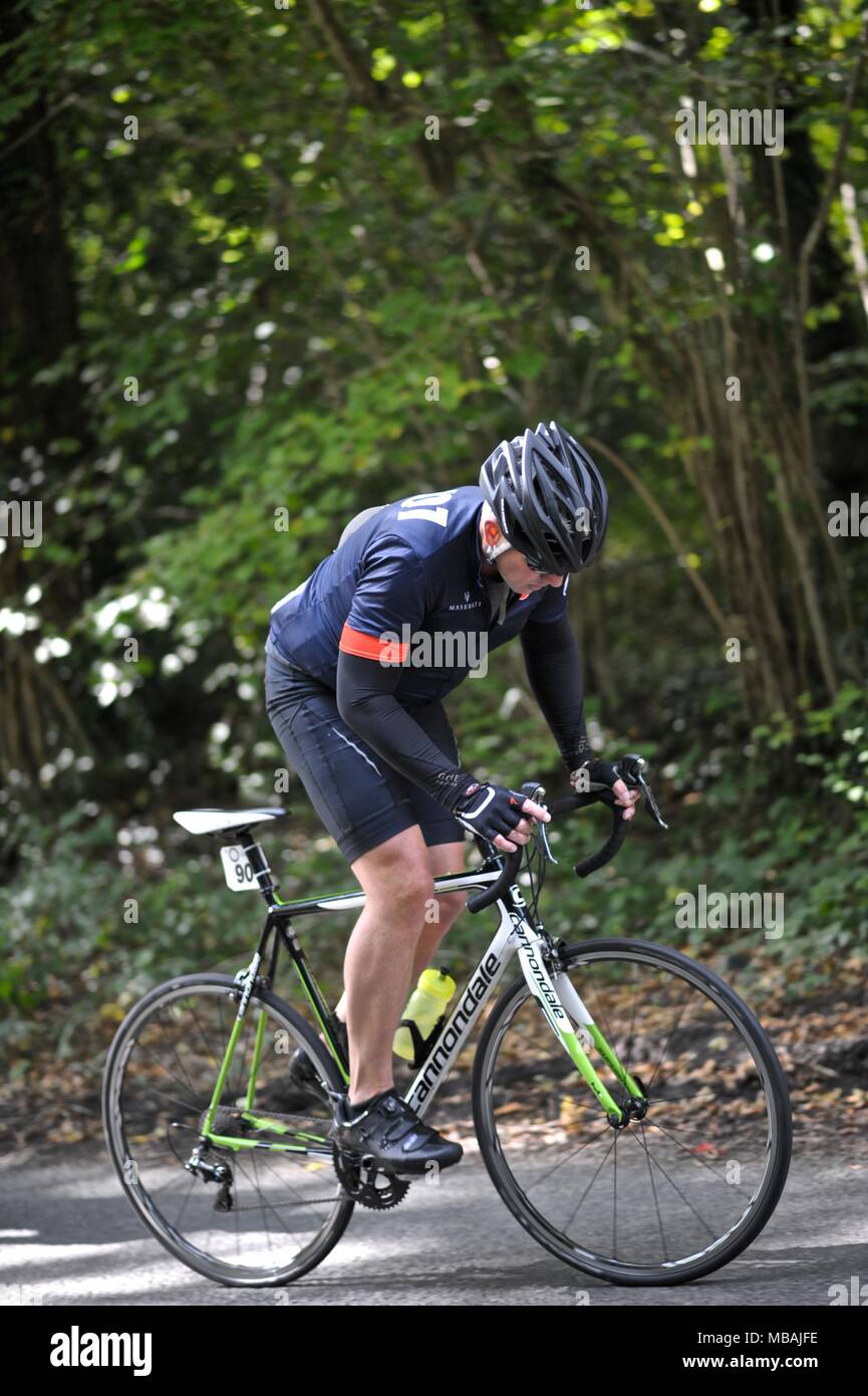 Group of cyclists on endurance road race Stock Photo - Alamy
