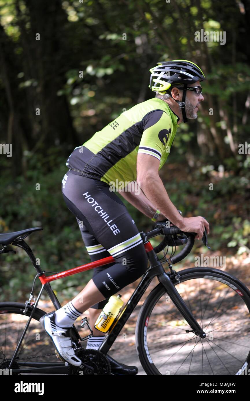 Group of cyclists on endurance road race Stock Photo - Alamy