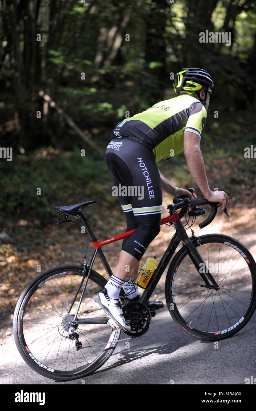 Group of cyclists on endurance road race Stock Photo - Alamy