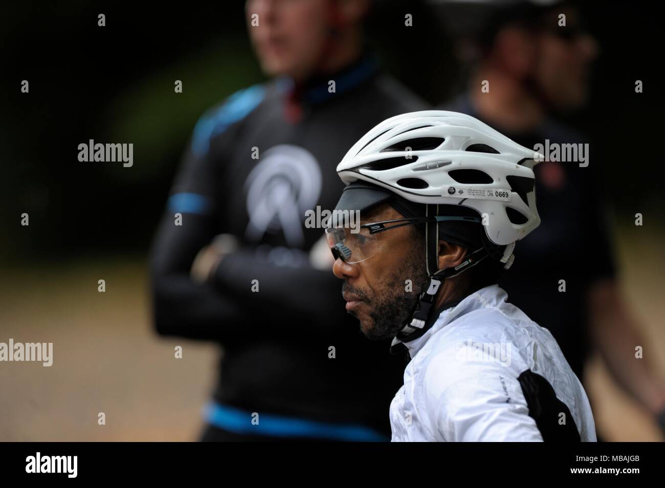 Group of cyclists on endurance road race Stock Photo - Alamy