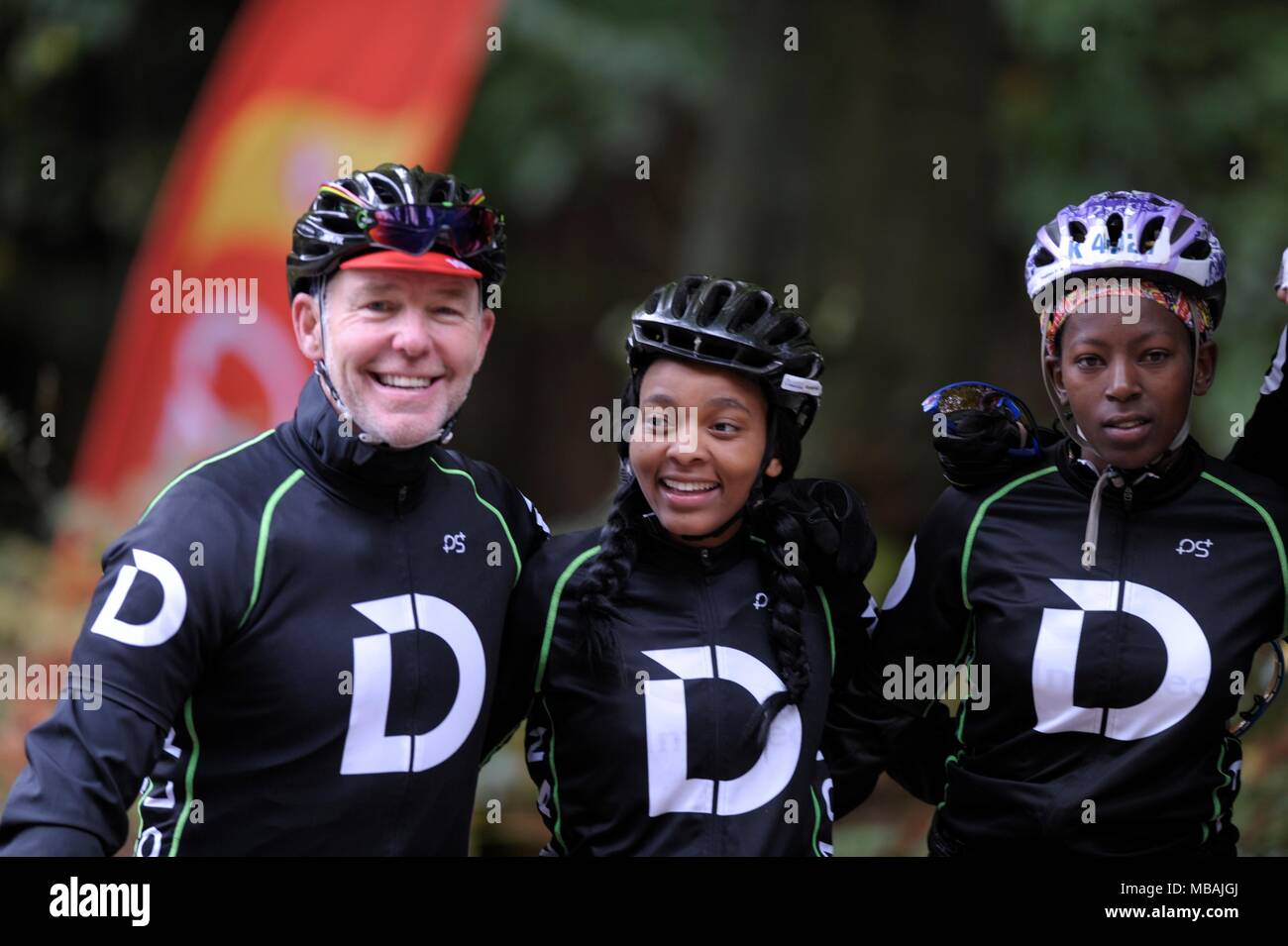 Group of cyclists on endurance road race Stock Photo - Alamy