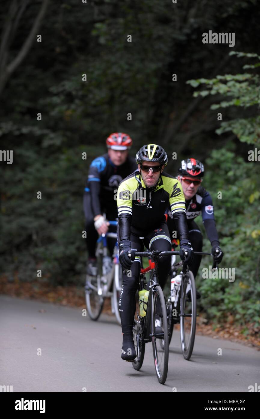 Group of cyclists on endurance road race Stock Photo - Alamy