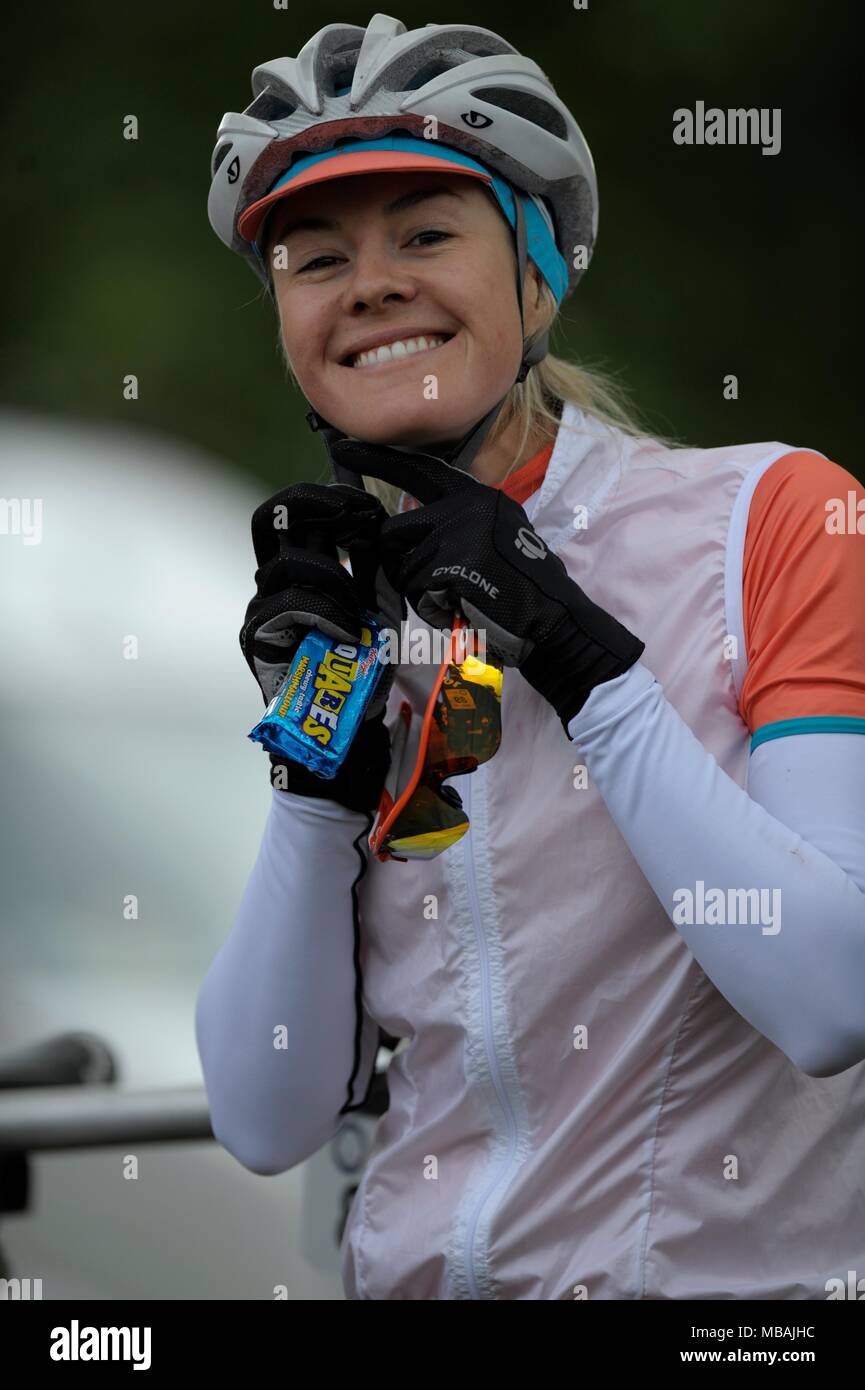 Group of cyclists on endurance road race Stock Photo - Alamy