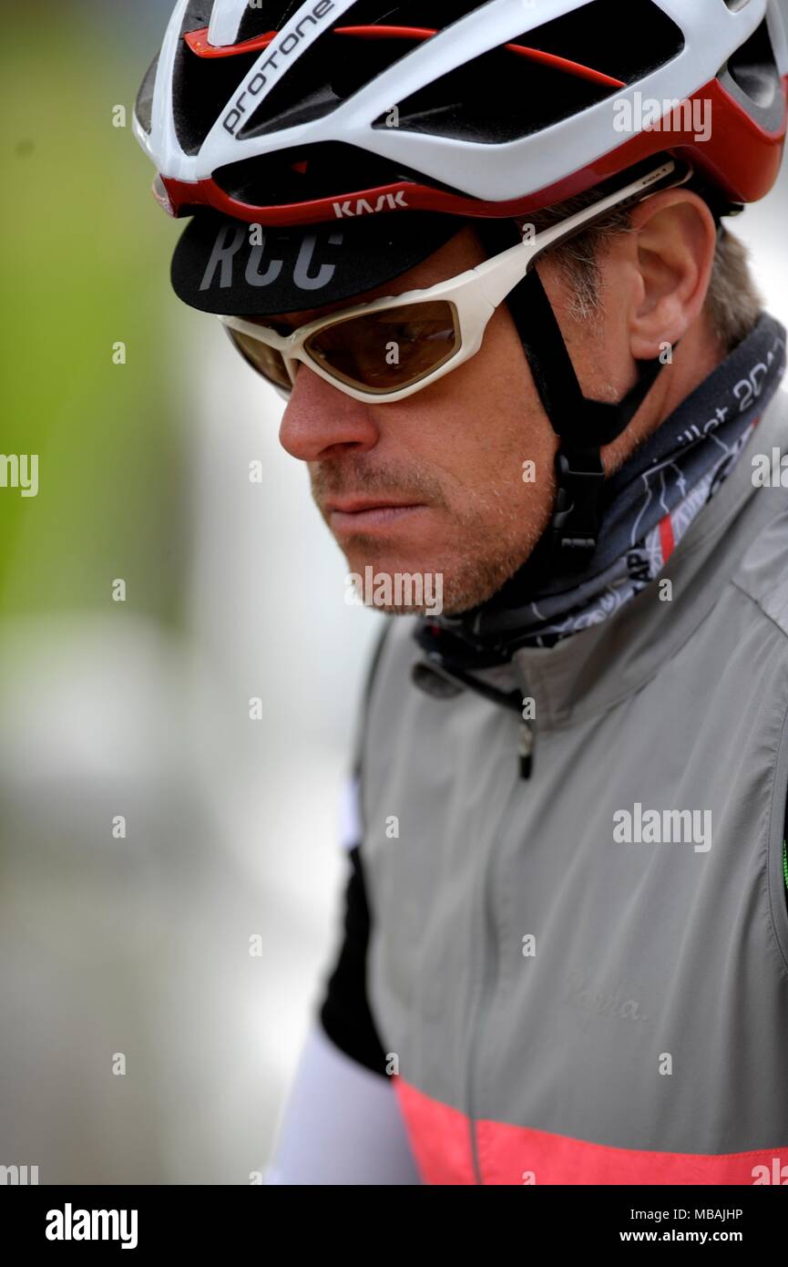 Group of cyclists on endurance road race Stock Photo - Alamy