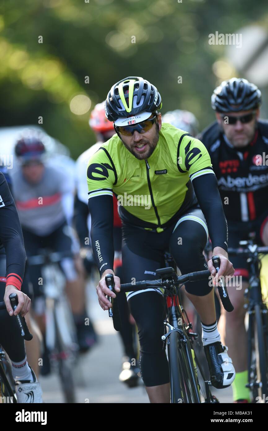 Group of cyclists on endurance road race Stock Photo - Alamy