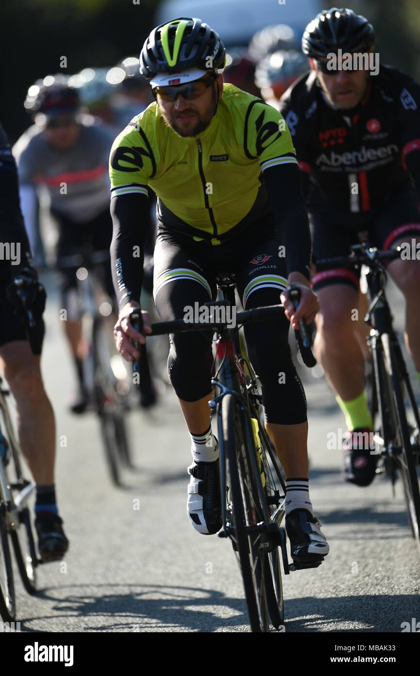 Group of cyclists on endurance road race Stock Photo - Alamy