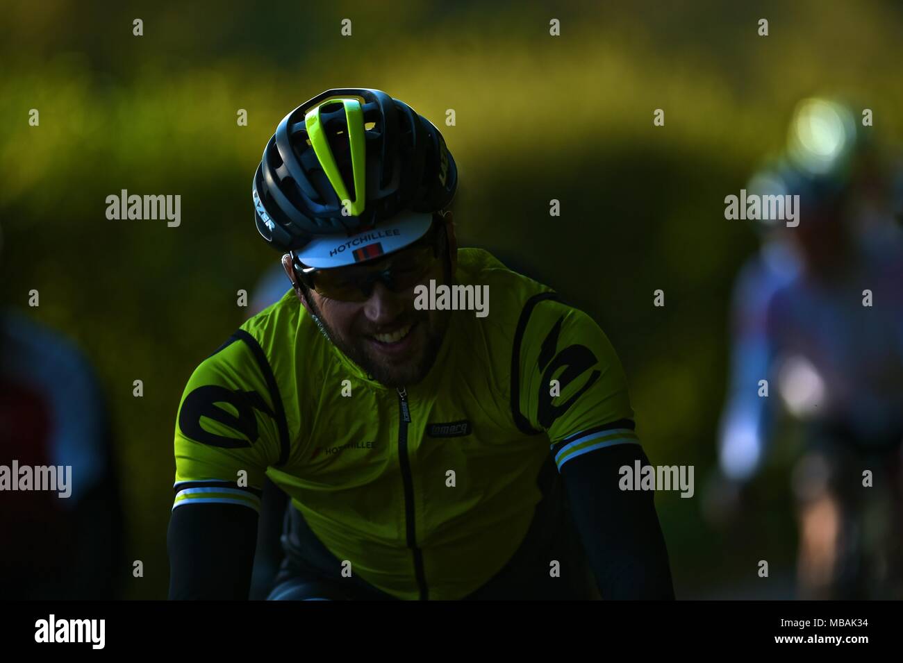 Group of cyclists on endurance road race Stock Photo - Alamy