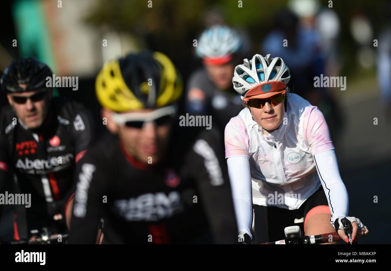 Group of cyclists on endurance road race Stock Photo - Alamy