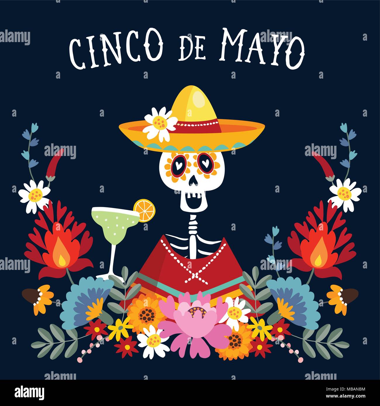 Skeleton drinking Stock Vector Images - Alamy