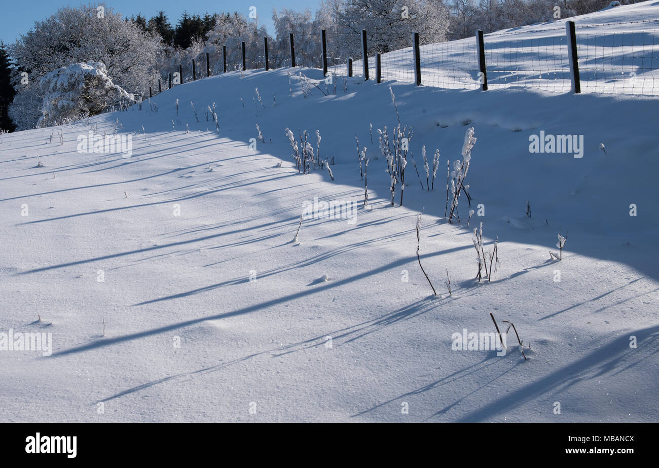Winter above Romanno Bridge in the Scottish Borders Stock Photo - Alamy
