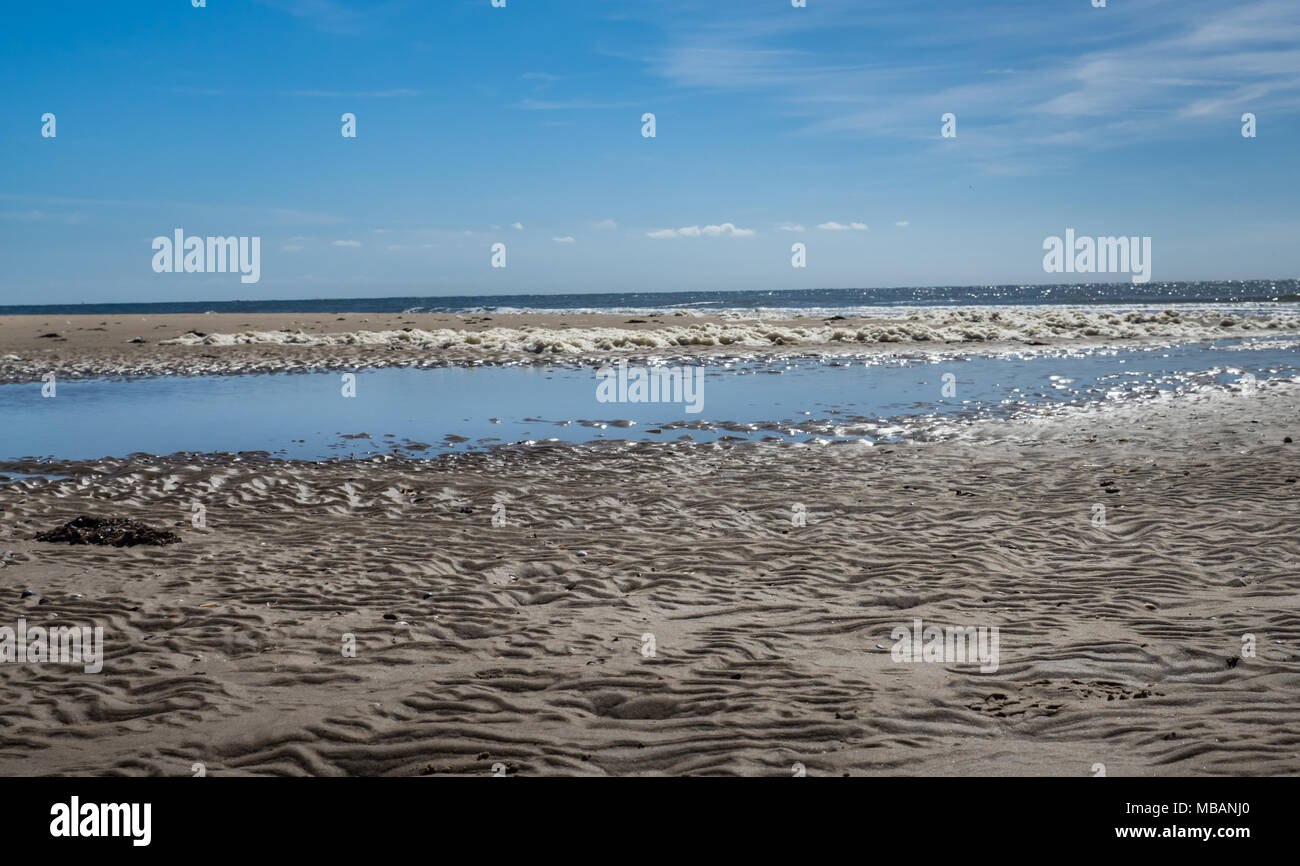Mudflat along the Dutch coast Stock Photo - Alamy