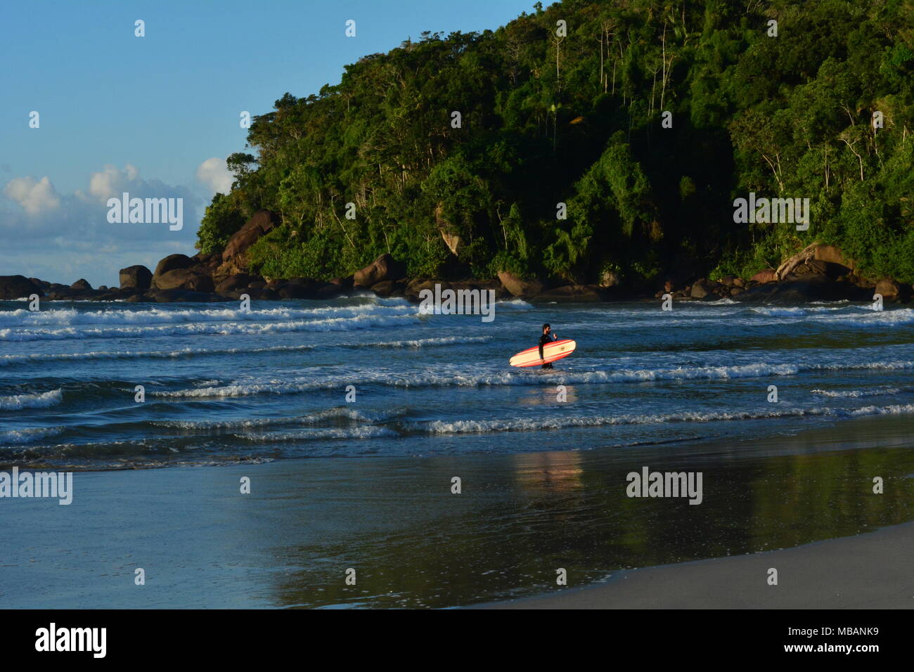 Itamambuca beach, Ubatuba, Brazil Stock Photo - Alamy
