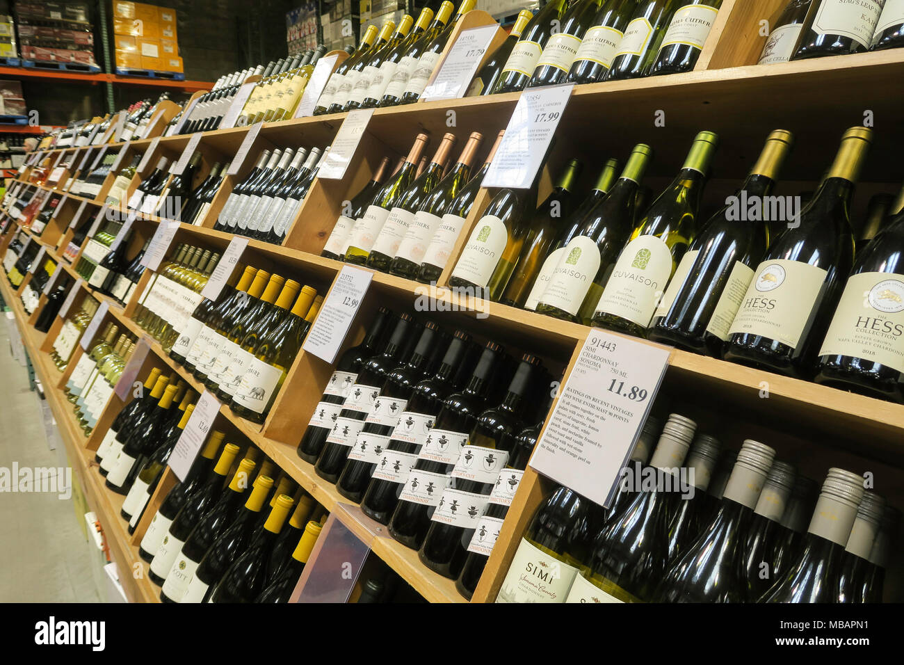 Costco Wholesale Warehouse Store in Massachusetts, USA Stock Photo - Alamy