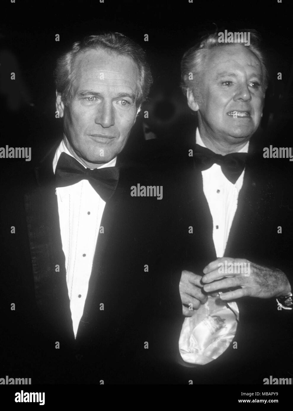 Paul Newman Van Johnson 1985 Photo By John Barrett/PHOTOlink.net Stock ...