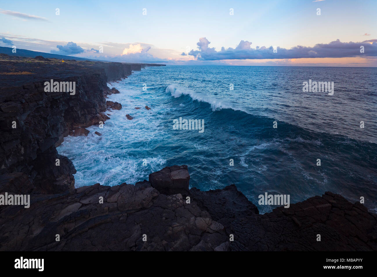 Puna coastline, Hawaii Volcanos Nationa Park, Big Island of Hawaii ...
