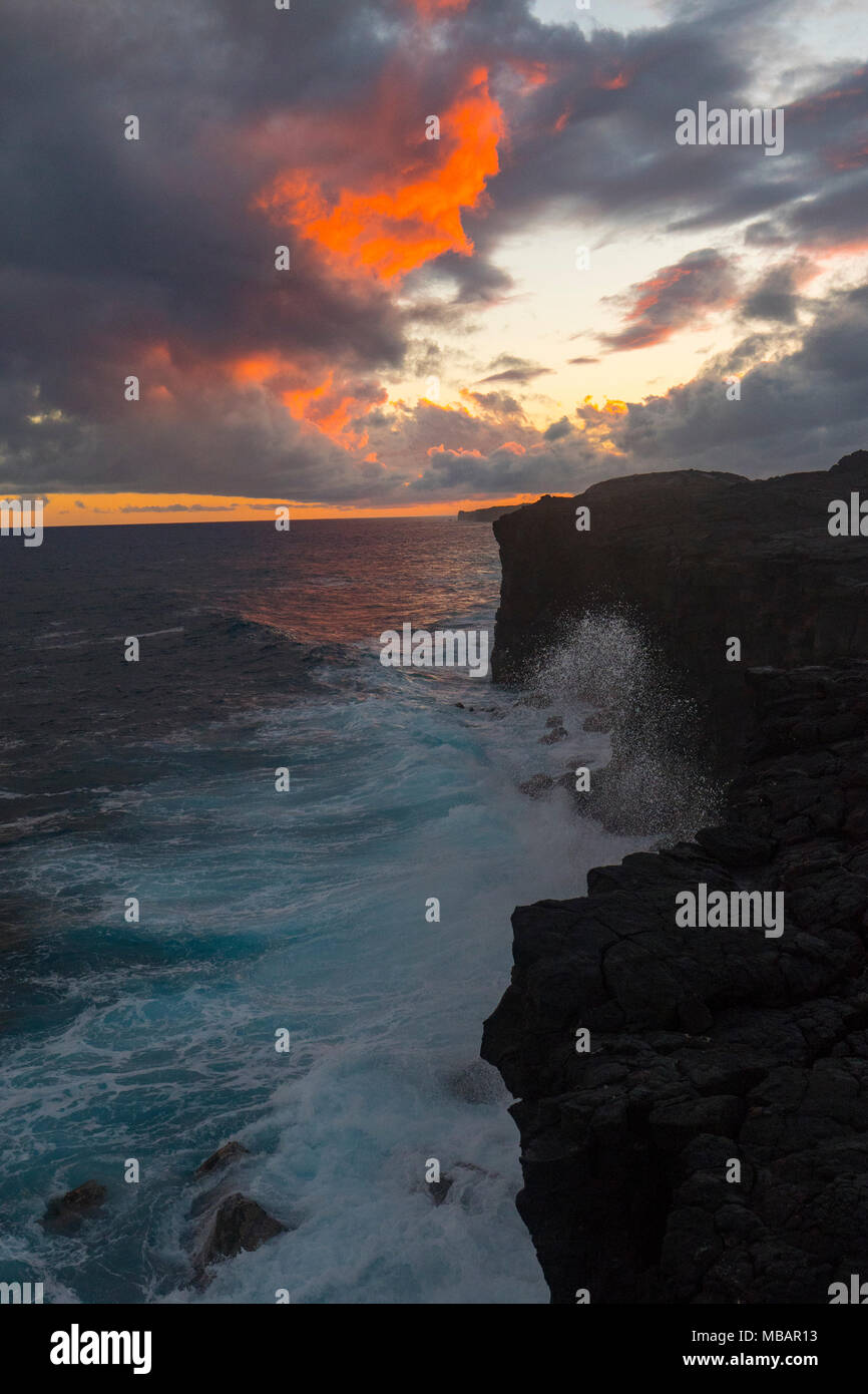 Puna coastline, Hawaii Volcanos Nationa Park, Big Island of Hawaii ...