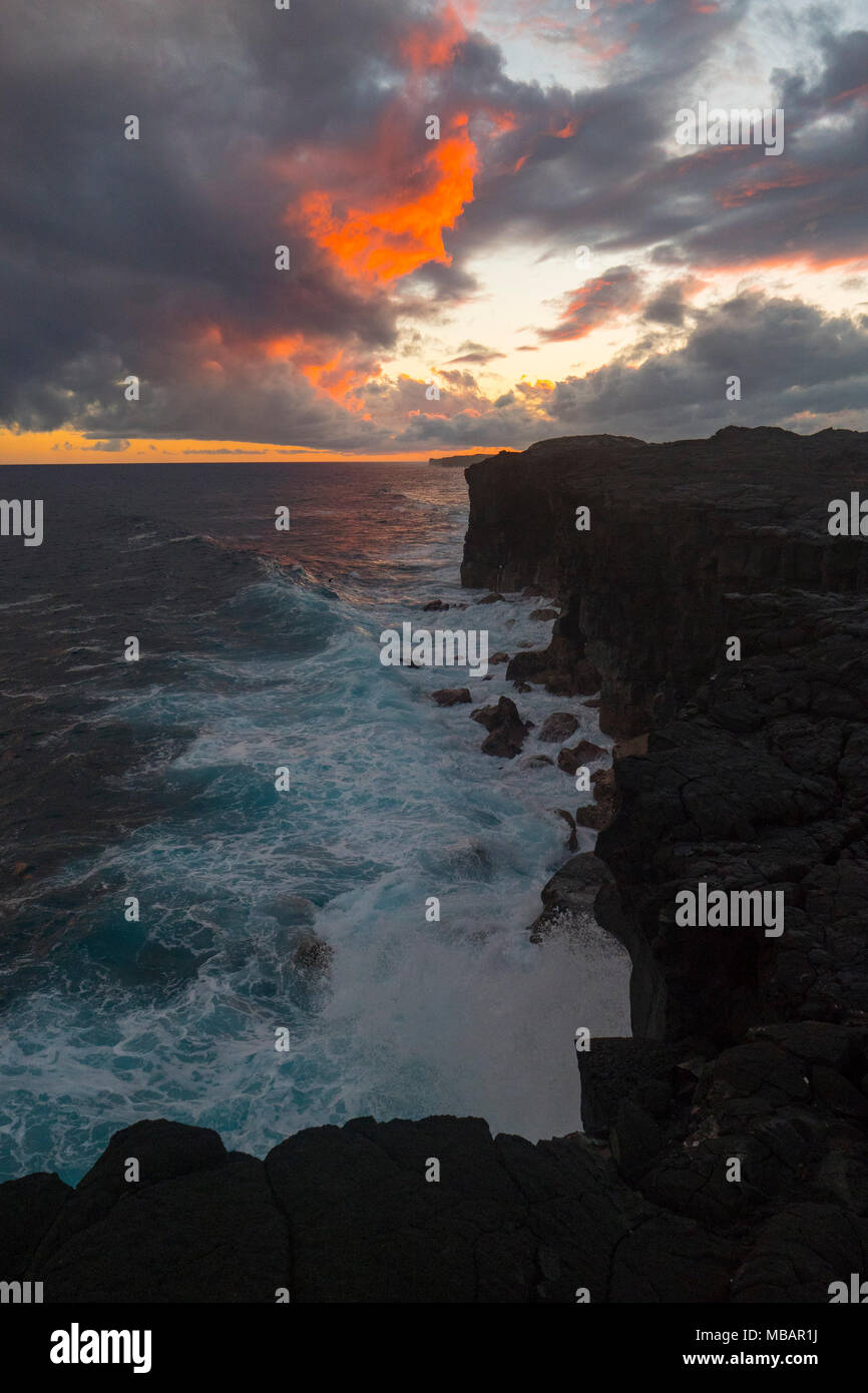 Puna coastline, Hawaii Volcanos Nationa Park, Big Island of Hawaii ...