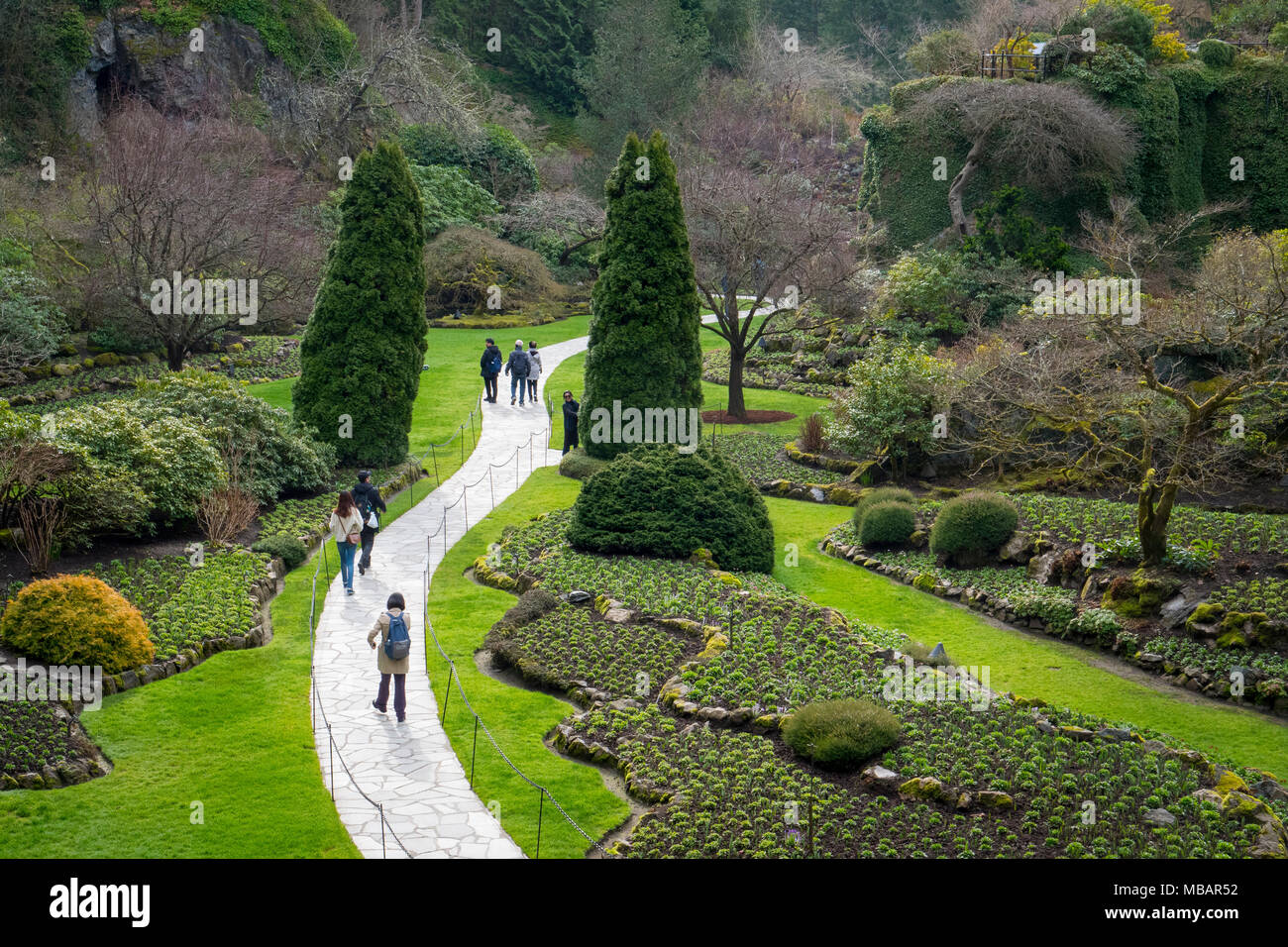 Butchart Gardens, Victoria, British Columbia, Canada Stock Photo - Alamy